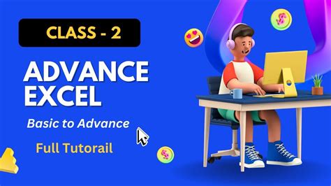 advance excel basics formula and intro about excel class 2 youtube