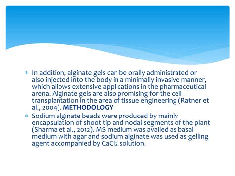 Artificial Seed Encapsulation Of Chilly Seeds Ppt