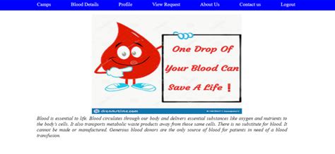 Online Blood Bank Management System In Php With Source Code