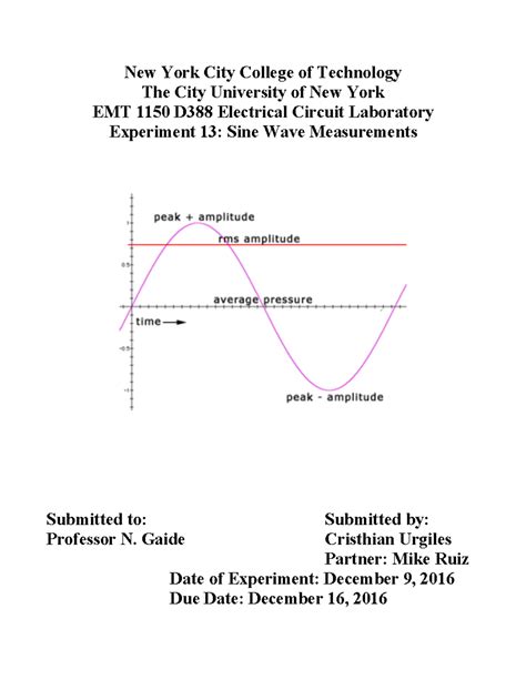 Emt 1150 Lab13 Lab Report New York City College Of Technology The City University Of New