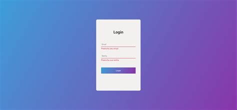 Github Deborarssform React Formulário De Login Usando React Hooks
