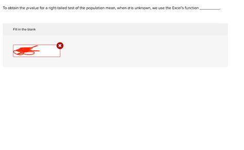 Solved To Obtain The P Value For A Right Tailed Test Of The