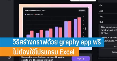 วิธีสร้างกราฟด้วย Graphy App ฟรี ไม่ต้องใช้โปรแกรม Excel It24hrs