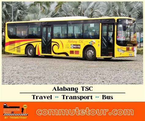 Alabang Tsc Bus Schedule Terminal Contact Details