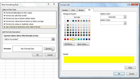 How To Create A Conditional Format In Excel 2007 From Another Cell