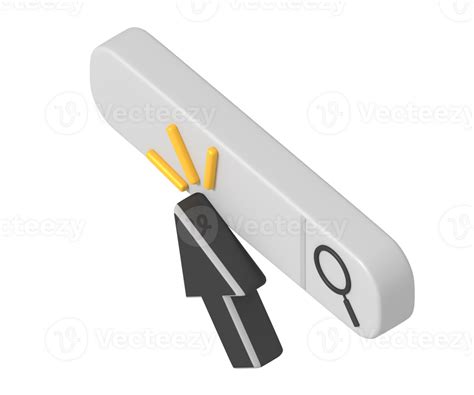 Search Bar Click Isometric Style 51137657 Png