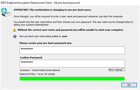 Initiate Full Disk Encryption Eset Endpoint Encryption Quick Start