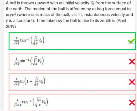 A Ball Is Thrown Upward With An Initial Velocity V0 From The Surface Of