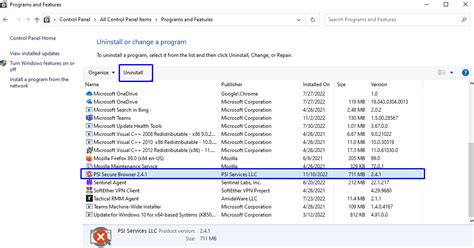 How To Uninstall And Install Rpnow Psi Secure Browser Tcn Helpdesk Support