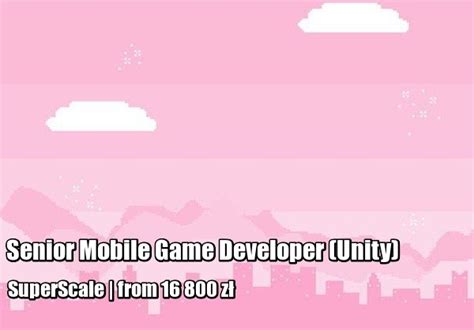 Senior Mobile Game Developer Unity Telegraph