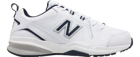 Brand New New Balance Mens 608v5 Shoes White Navy Extra Wide 4e Ebay