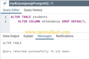 How To Delete Column Of PostgreSQL Table