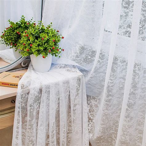 Білий тюль мармур жаккард Тюль білого кольору в спальню зал вітальню продаж ціна у Одесі