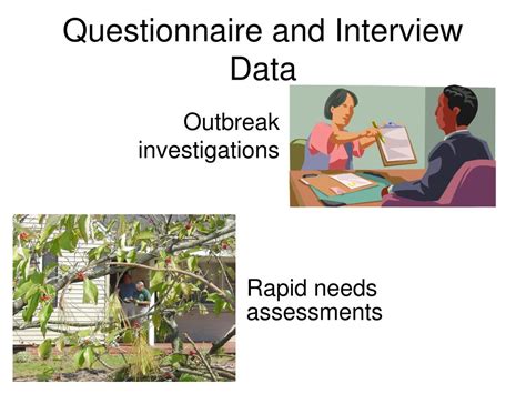 Ppt Data Collection Tools Interview And Questionnaire