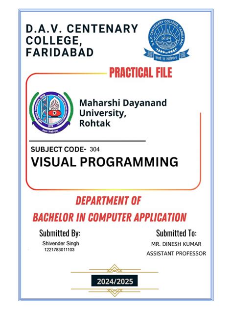 Visual Basic Project Work Pdf Databases Computer Programming