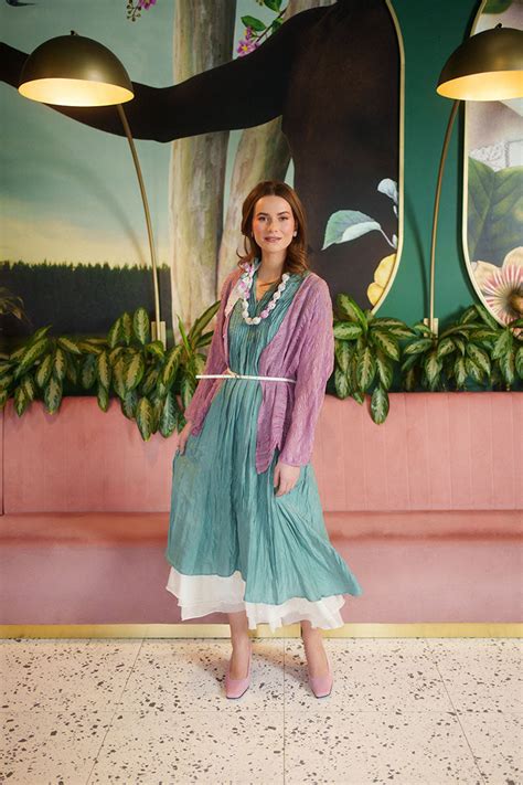 Frilly Flower White Silk Cotton Skirt