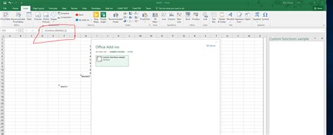 Api Excel Custom Functionscontosoadd42 Function Is Not Appearing In Excel Stack Overflow