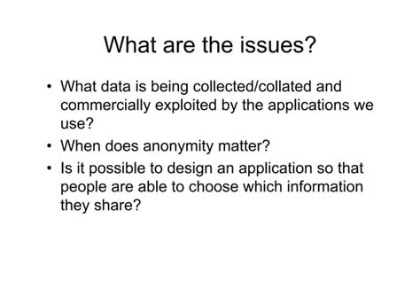 Ethical Questions For Producing Pervasive Media Ppt