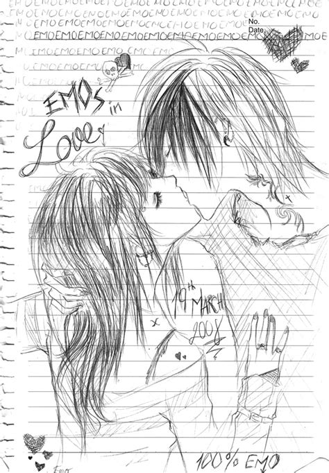 Balahop Emo Love Drawings