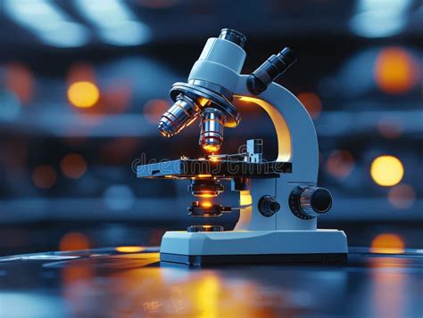 Medical Professional Use Microscope Look Microbiological Developmental