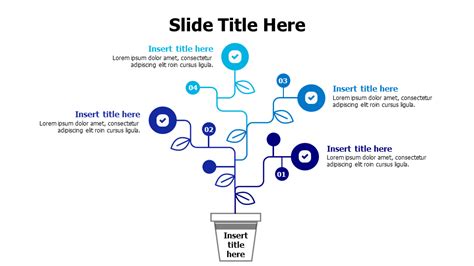5 Branches Technology Template Inforgraphics Slides