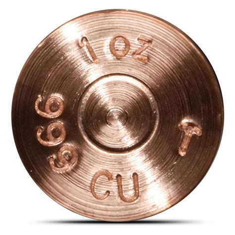 1 Oz Silvertowne Copper Bullet L Jm Bullion™