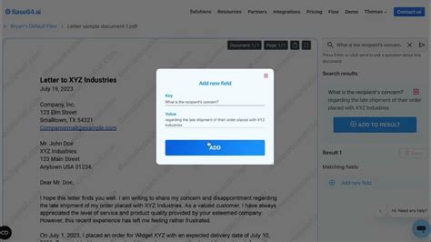 Base64 Ai Question And Answer Ai For Document Processing With Generative Ai And Large Language