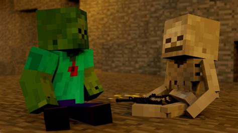 Minecraft Girl Naked Photo Skelegun Zombie Minecraft X Wallpaper Teahub Io