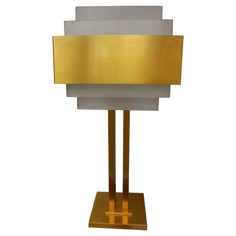 A Fine French Art Deco Bronze And Raffia Table Lamp By Perzel At 1stdibs