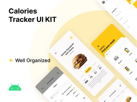 Android Ui Kit Calories Tracker