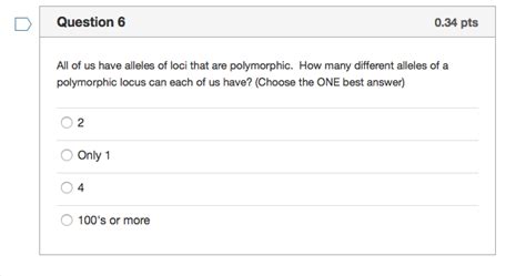 Solved All Of Us Have Alleles Of Loci That Are Polymorphic