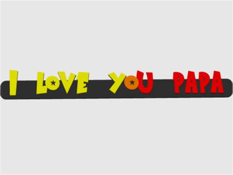 我爱你爸爸 来自 Marcelomym2015 Makerworld