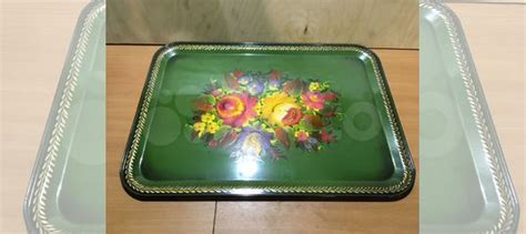 Поднос СССР Эстонский поднос купить в Екатеринбурге Товары для дома и дачи Авито