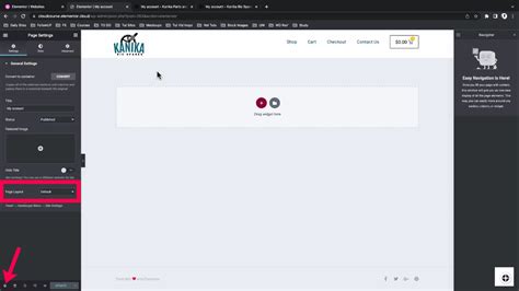 Create An Elementor My Account Page Template