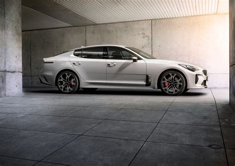 Download White Car Compact Car Car Kia Vehicle Kia Stinger 4k Ultra Hd