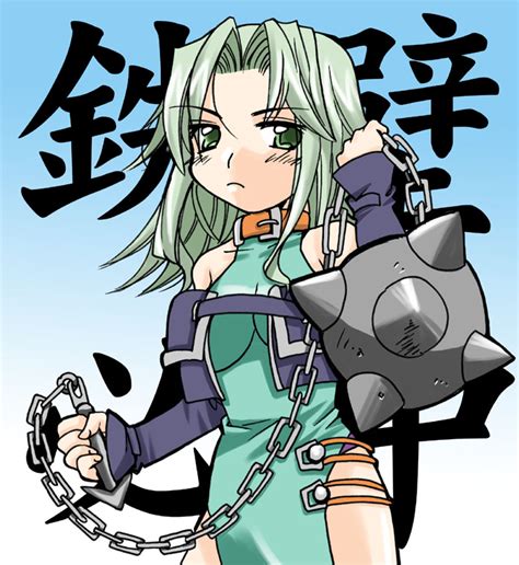 Safebooru Green Hair Hammer Lamia Loveless Super Robot Wars 303042
