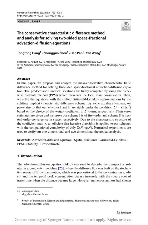 The Conservative Characteristic Difference Method And Analysis For Solving Two Sided Space