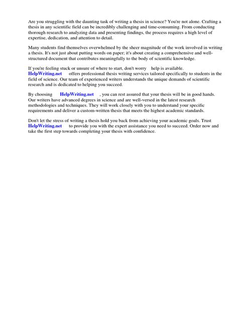 Thesis Science Example Pdf Thesis Doctor Of Philosophy