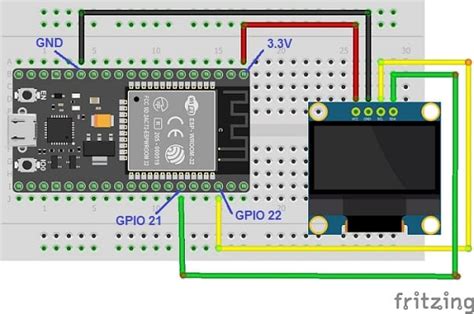 Use Of The Ssd1306 Display By The Esp32 Board