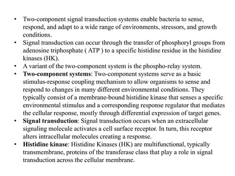 2225 Unit 1 Two Component System And Cell Signalling Pptx
