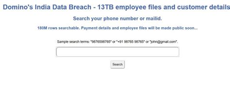 Vignesh Garrapally On Linkedin Dominos Cybersecurity Dataleaks Privacyprotection