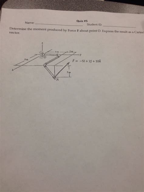 Solved Determine The Moment Produced By Force F About Point
