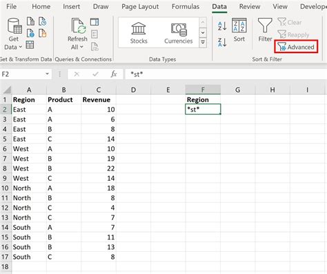 Excel Advanced Filter How To Use Contains