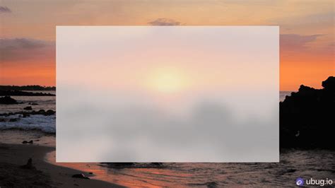 🐏 Web 实现 Fluent Ui 的 Acrylic 亚克力效果和组件库的能力 Ubugs Playground