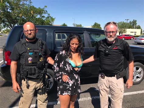 Woman Handcuffed And Arrested By Bounty Hunters Female Fug Flickr