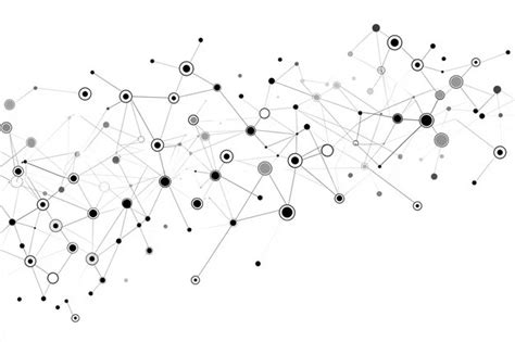 3d Render Of A Modern Background With Flowing Connecting Lines And Dots Premium Ai Generated Image