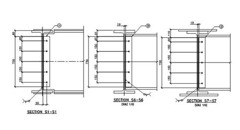 Construction Detail Of Beam Specified In This Autocad Drawing File Download This 2d Autocad