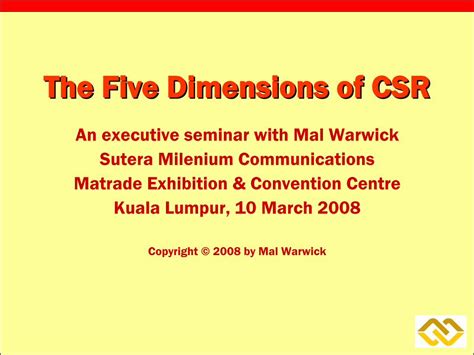 Pdf The Five Dimensions Of Csr The Five Dimensions Of