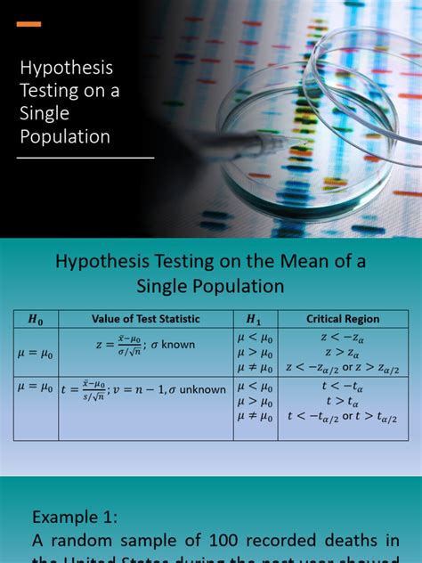 3 Hypothesis Testing For Means Pdf P Value Sampling Statistics