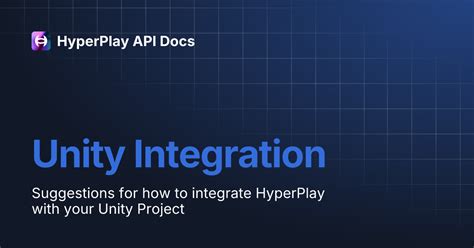 Unity Integration Docs